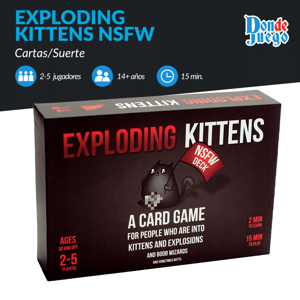 Exploding Kittens - Party Pack (Español) - DondeJuego